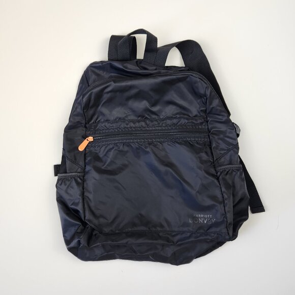 Marriott | Bags | Marriott Bonvoy Black Lightweight Packable Backpack ...